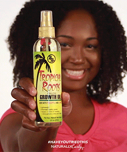 Tropical Roots Stimulating Growth Oil Helps Naturally Curly Hair Grow ...