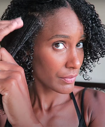 How to Shingle Curly Hair