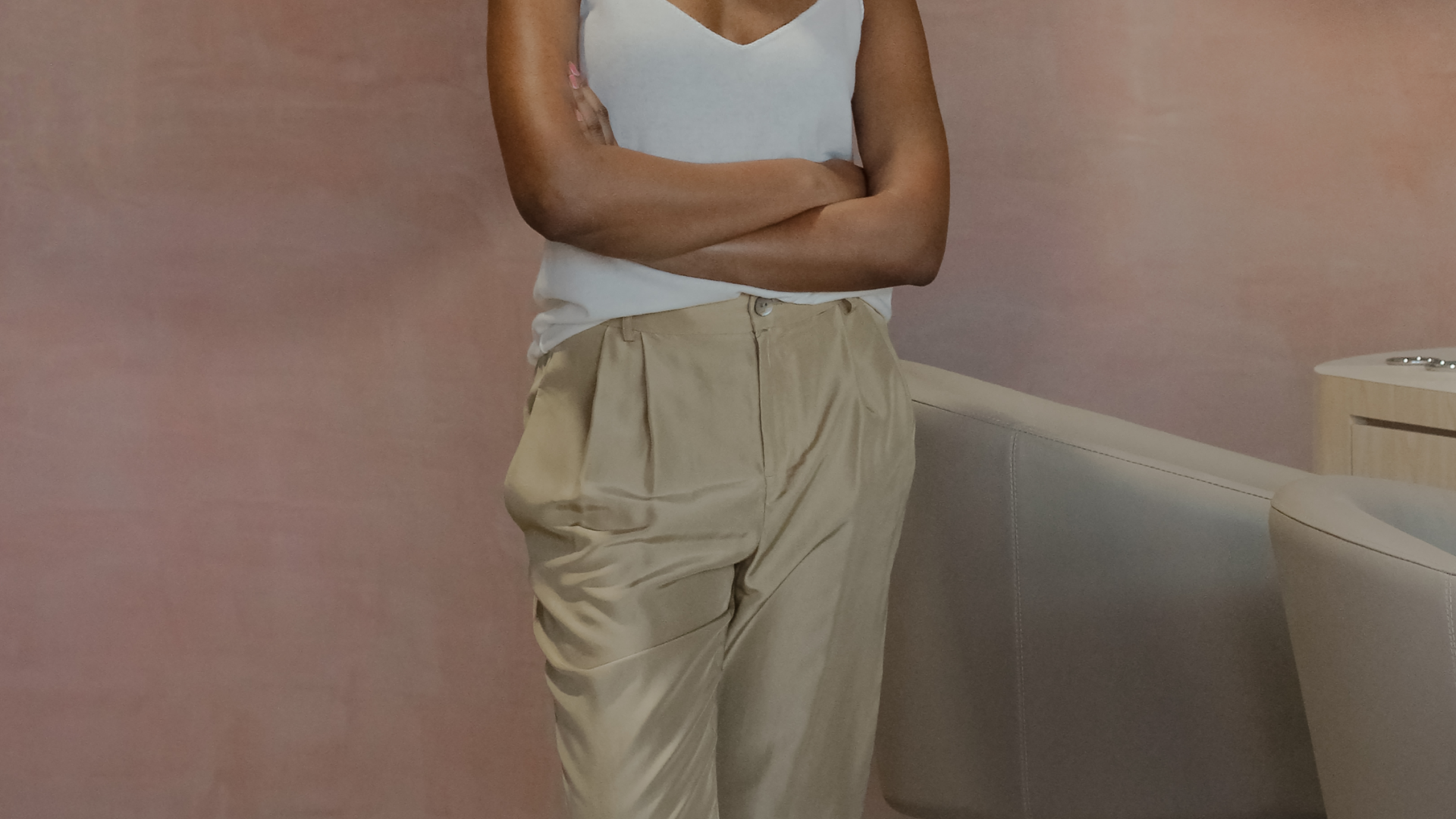 Piersten Gaines Shares Why The Silk Press Is a Winter Look